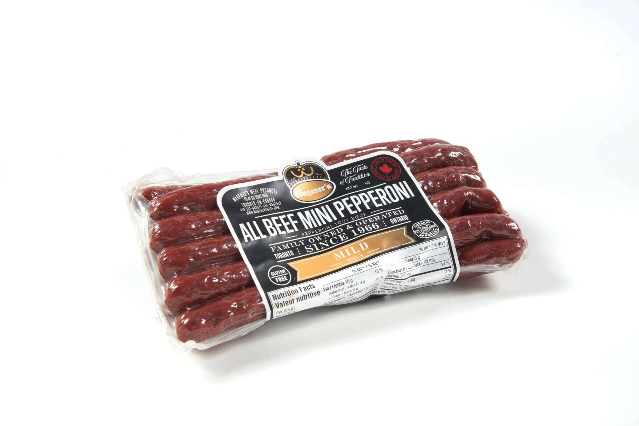 All Beef Mini Pepperoni Mild – Wagener's Meat