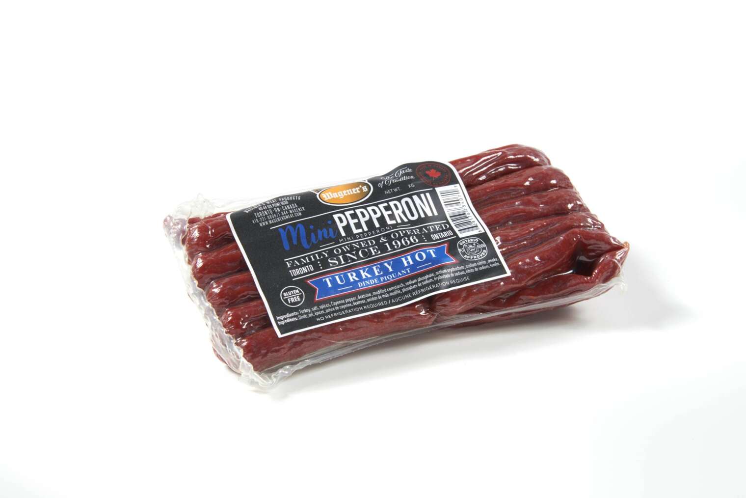 Mini Turkey Pepperoni Hot – Wagener's Meat